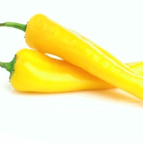 Sweet Yellow Bull Horn "Corno Di Toro Giallo" Pepper - 10 Seeds