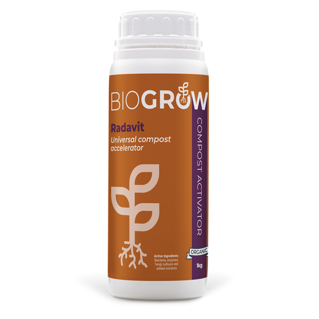 Biogrow Radivit - Organic Composting Agent - 1kg | Seeds For Africa