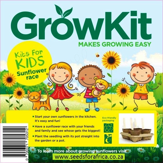 Growkit for kids - Sunflower Race | Seeds for Africa