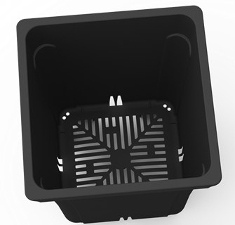 Bato Square Pots with Legs | Hydroponic | Seeds For Africa